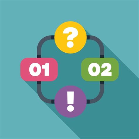 Premium Vector Algorithm With Decision Points Presenting Business