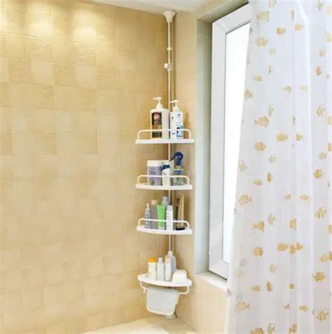 Багатомісна кутова поличка для ванної Multi Corner Shelf 4 рівня 460 грн Меблі для ванної