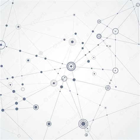 Premium Vector Connect Lines And Dots Cover Template For Sciense And Technology Presentation