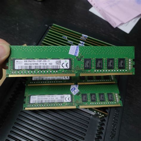 Jual Ram Ecc Ddr4 8gb Pc4 2133p Ecc Udimm Unbuffered R230 R240 T30 T40 T130 Jakarta Pusat