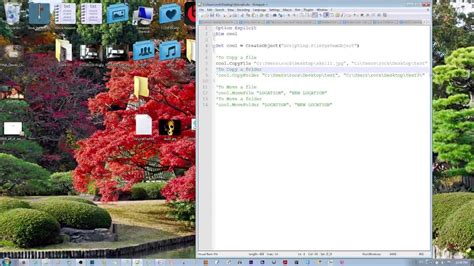 Demonstration Of How To Copy And Move Files And Folders In Vbscript Youtube