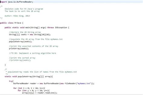 Solved Mr Java Has Been Teaching ICS For Years Having A Chegg Com