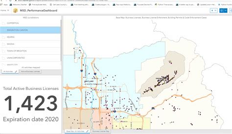 Operations Dashboard Activate Map With List Esri Community