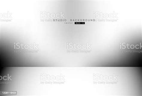 빈 고급 스튜디오 룸 배경 당신의 창조적 인 프로젝트에 대한 카피 스페이스와 밝은 인테리어 벡터 일러스트 레이션 Eps 10