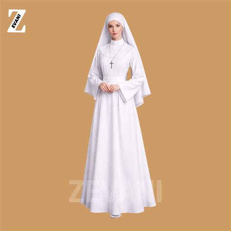 Traditional Nun Habit For Women Catholic Nun Dress Church Vestment