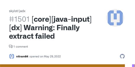Core Java Input Dx Warning Finally Extract Failed Issue Skylot Jadx GitHub