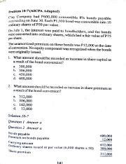 Problem Aicpa Adapted Ordinary Shares Of Pdf Problem AICPA