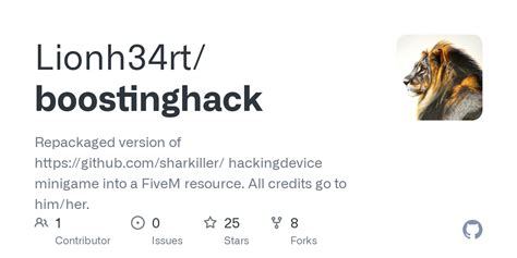 boostinghack fxmanifest lua at main · lionh34rt boostinghack · github