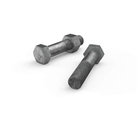 Zenith M16 X 75mm Hot Dip Galvanised Hex Head Bolts And Nuts Each Big W