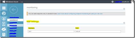 How Can I Edit A Website Application Settings In Azure