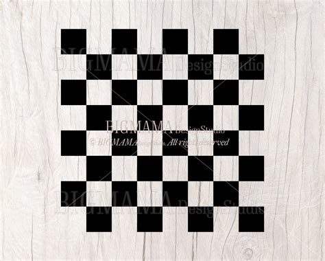 Seamless Checkered Pattern Svgcheckered Etsy