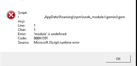 Gemini Error No Config Found Issue Gemini Testing Gemini GitHub