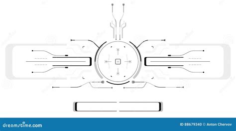 Set Hud Elements For The User Interface Modern Dialog Boxes And Pointers Digital Streaming