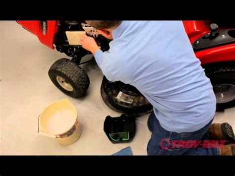 How to change the air filter | Troy-Bilt riding lawn mower | Kohler engine - YouTube