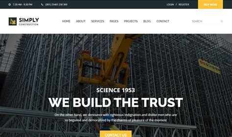 15 best construction html templates