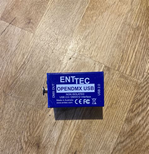 Open Dmx Usb Interface Enttec Open Dmx Usb Interface Audiofanzine