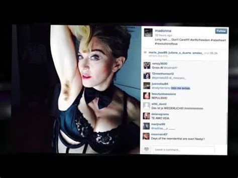 Madonna Shocks With Natural Armpit Hair Look Splash News Tv