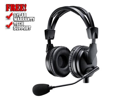 shure brh50m dual sided broadcast headset dj headphones