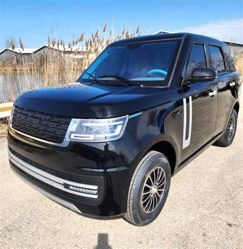 Electric 4 Door Coco Techno 60v Electric Golf Cart Lsv With Rear Trunk Black