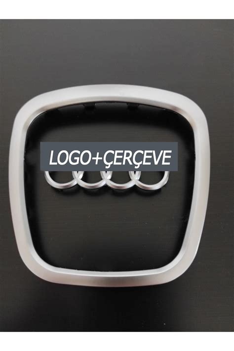 Gcp German Car Parts Audi A3 8p Direksiyon Krom Çerçeve A3 Airbag Kapağı Çerçeve Amblem