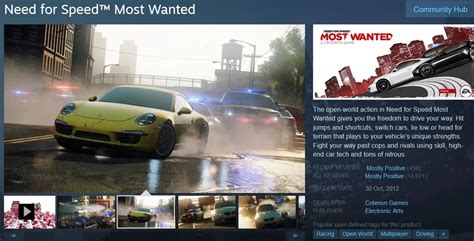 Buy Need For Speed Most Wanted Cheap CD Key SmartCDKeys