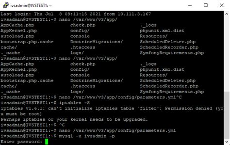 Change The MYSQL Password IVS Wiki
