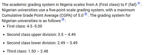 Indian Vs Nigerian University Grading System Education Nigeria