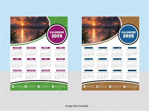 Premium Vector Creative Callender Design Template
