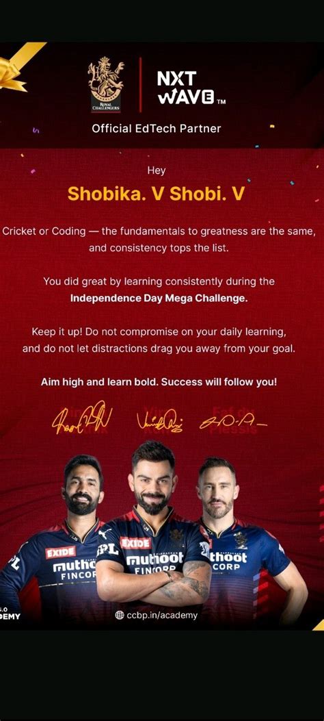 Shobika V On Linkedin Independencedaymegachallenge