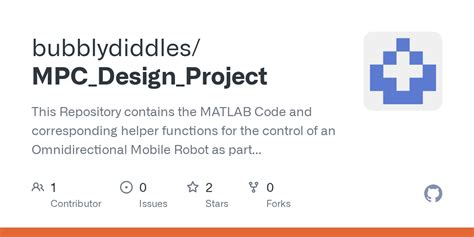 GitHub Bubblydiddles MPC Design Project This Repository Contains The MATLAB Code And