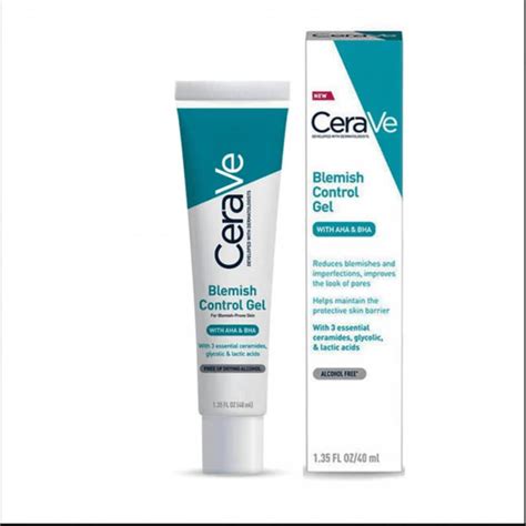 Cerave Blemish Control Gel Anti Imperfection With Aha Bha 40 Ml