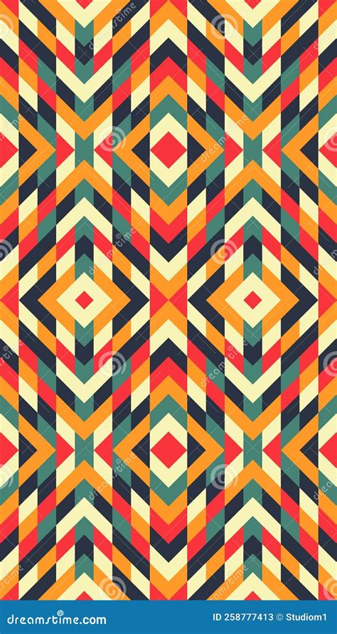 Mosaic Pattern Abstract Background For Design Stock Illustration