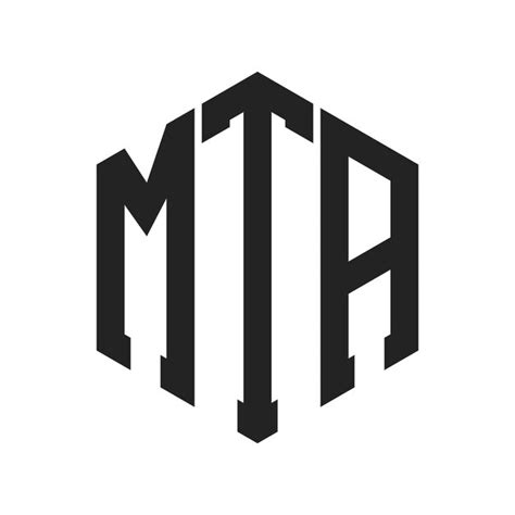Premium Vector Mta Logo Design Initial Letter Mta Monogram Logo Using