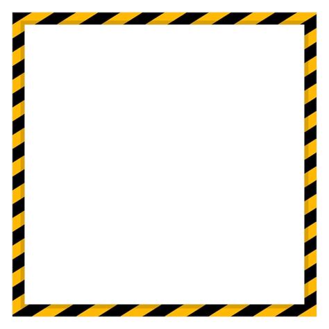 Premium Vector Warning Frame Images With Strips Vector Illustration