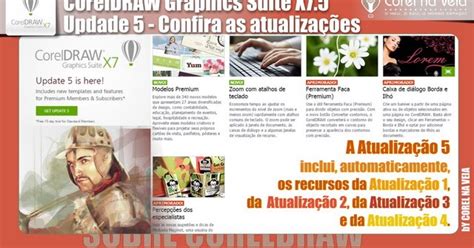Coreldraw Graphics Suite X7 Update 5 Disponível Membros Premium E Assinantes Standard Corel