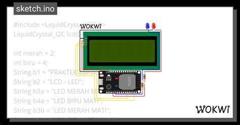 Tugas ESP Hernawati Wokwi ESP STM Arduino Simulator