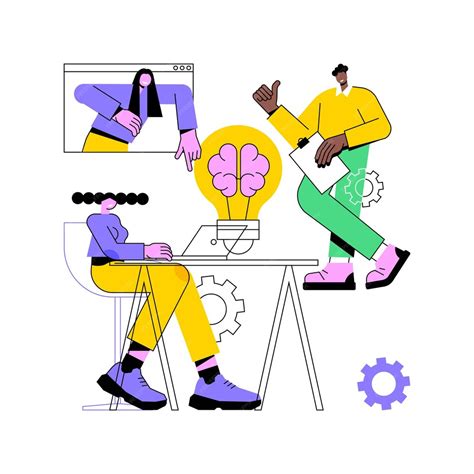Premium Vector Brainstorming Abstract Concept Vector Illustration