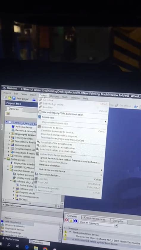 backup program tia portal v17 r plc