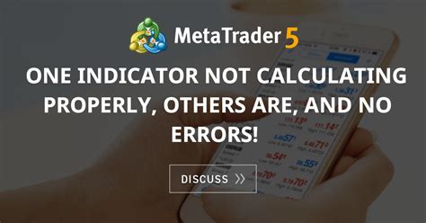 One Indicator Not Calculating Properly Others Are And No Errors