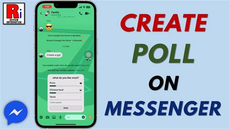 How To Create Facebook Messenger Polls On IPhone Updated YouTube
