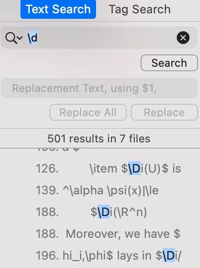 How To Search And Replace Exclusively TeX LaTeX Stack Exchange