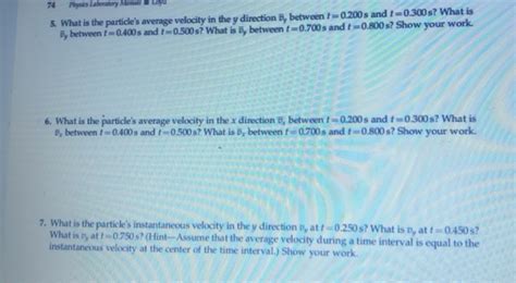 solved 5 docx from negative to positive a particle moves in