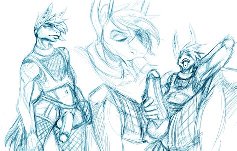 Rule 34 Fur Anonymous Artist Anthro Big Penis Clothed Clothing Crosshatching Disembodied