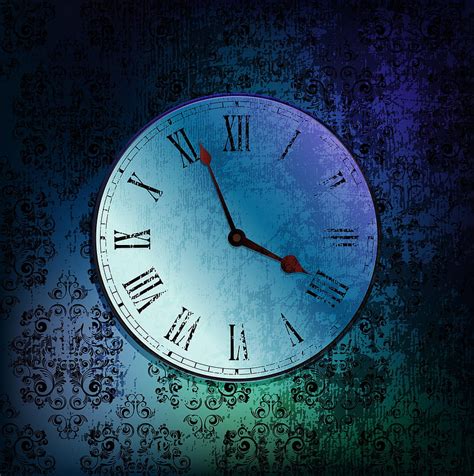 Grungy Clock Vector Ai Eps Uidownload