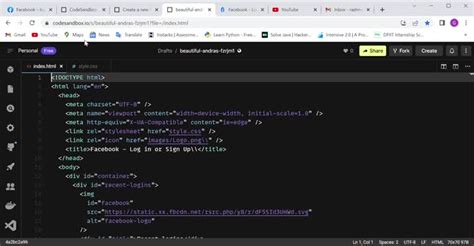 Guntuku Rashmika On Linkedin Done Project On Creating Facebook Login