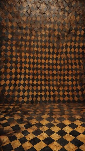 Premium Ai Image Grunge Checkerboard Texture Background