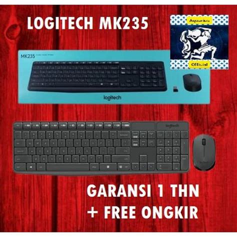 Jual Logitech Wireless Mk235 Combo Keyboard Mouse Non Tokocabang Jakarta Barat Aquarius