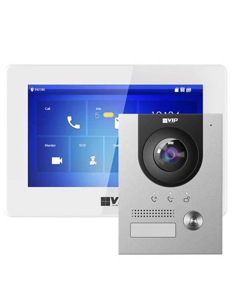VIP Vision Complete Premium Video IP Intercom Kit Flush Mounted 2x Door Station INTIPRKITG P