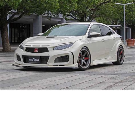 Mandm Honda Hyper Wide Body Kit Frp For Honda Civic Type R Fk8 2017