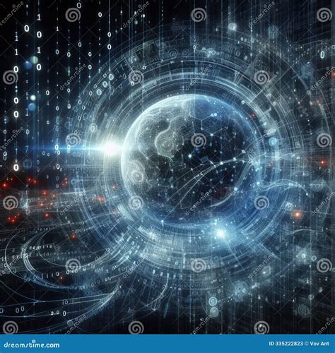 Binary Code Overlay With Data Streams Binary Code Ov New Beautiful Stock Image Image Of Bina